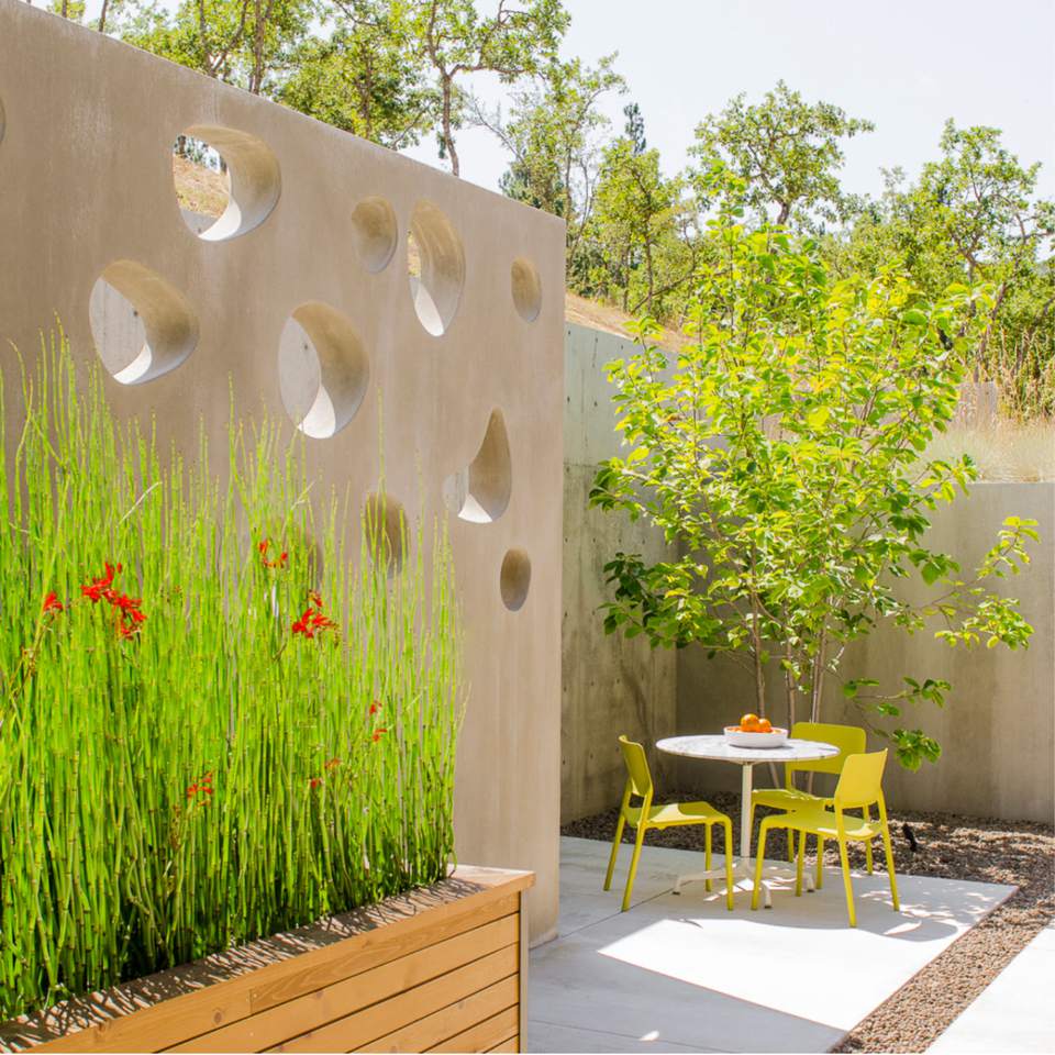 Hermosa hormigón ideas y diseños Patio – ilCasa.org